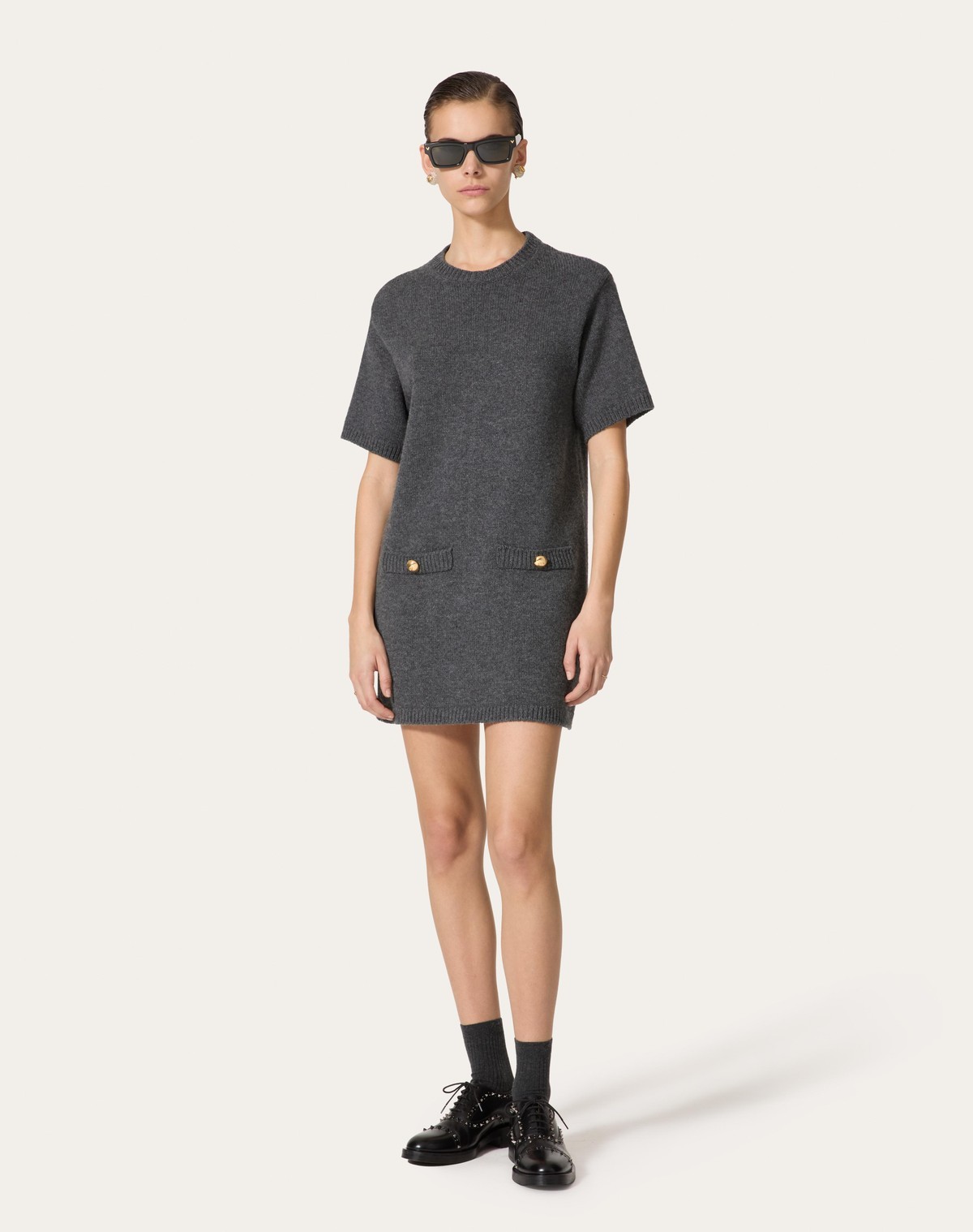 VALENTINO Valentino Short-Sleeved Knit Dress